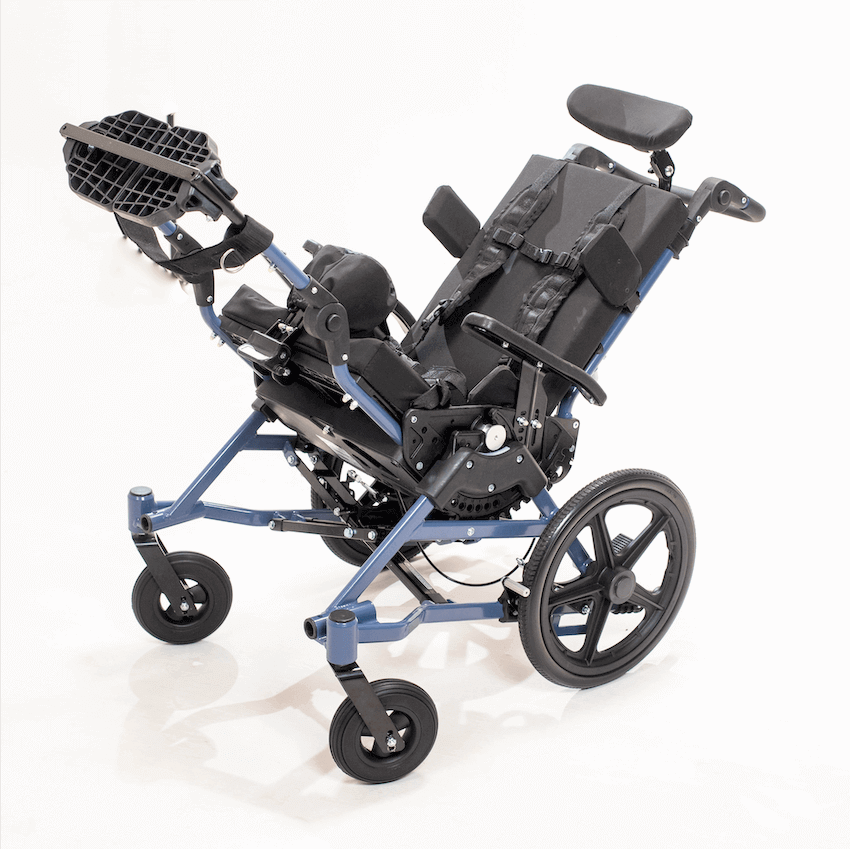Cub tilting chair with multi-adjustable parts for every special kid.