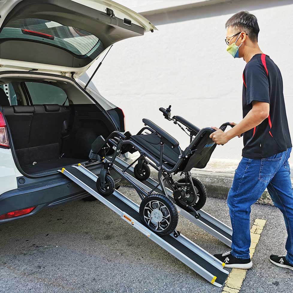 Telescopic Ramp by wheelchair88